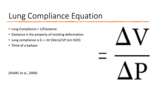 Compliance, Resistance, Surface Tension .pptx
