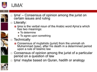 Fundamental of Islamic Banking - Compliance to the Scheme of Shariah ...