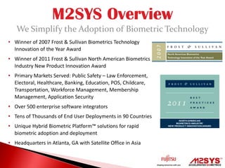 Fujitsu & M2SYS Webinar - How Palm Vein Biometrics Can Strengthen PCI and Workforce Management ...