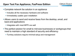 Securing Fax and Document Workflow: Driving Compliance in the ...
