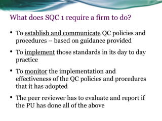 ICAI Peer Review: Compliance with framework of quality control | PDF