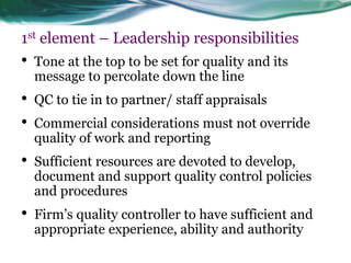 ICAI Peer Review: Compliance with framework of quality control | PDF