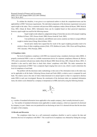 Compliance with international financial reporting standard 7 (ifrs 7) | PDF