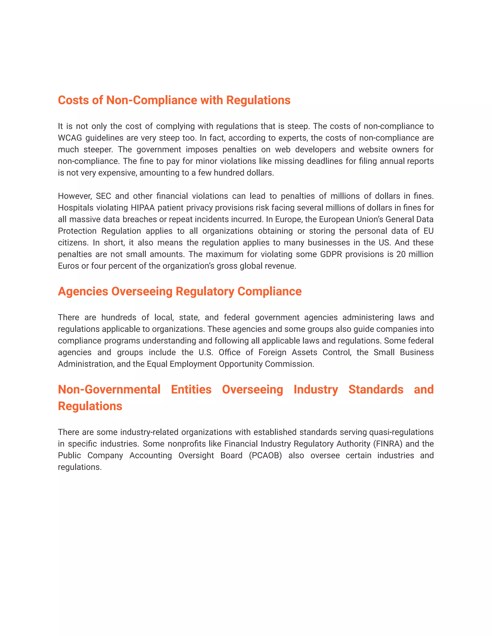 Compliance With WCAG Guidelines | PDF