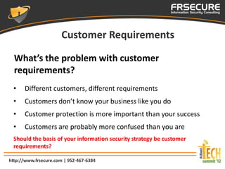 Information Security in a Compliance World | PPT