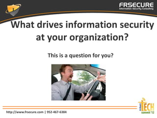 Information Security in a Compliance World | PPT