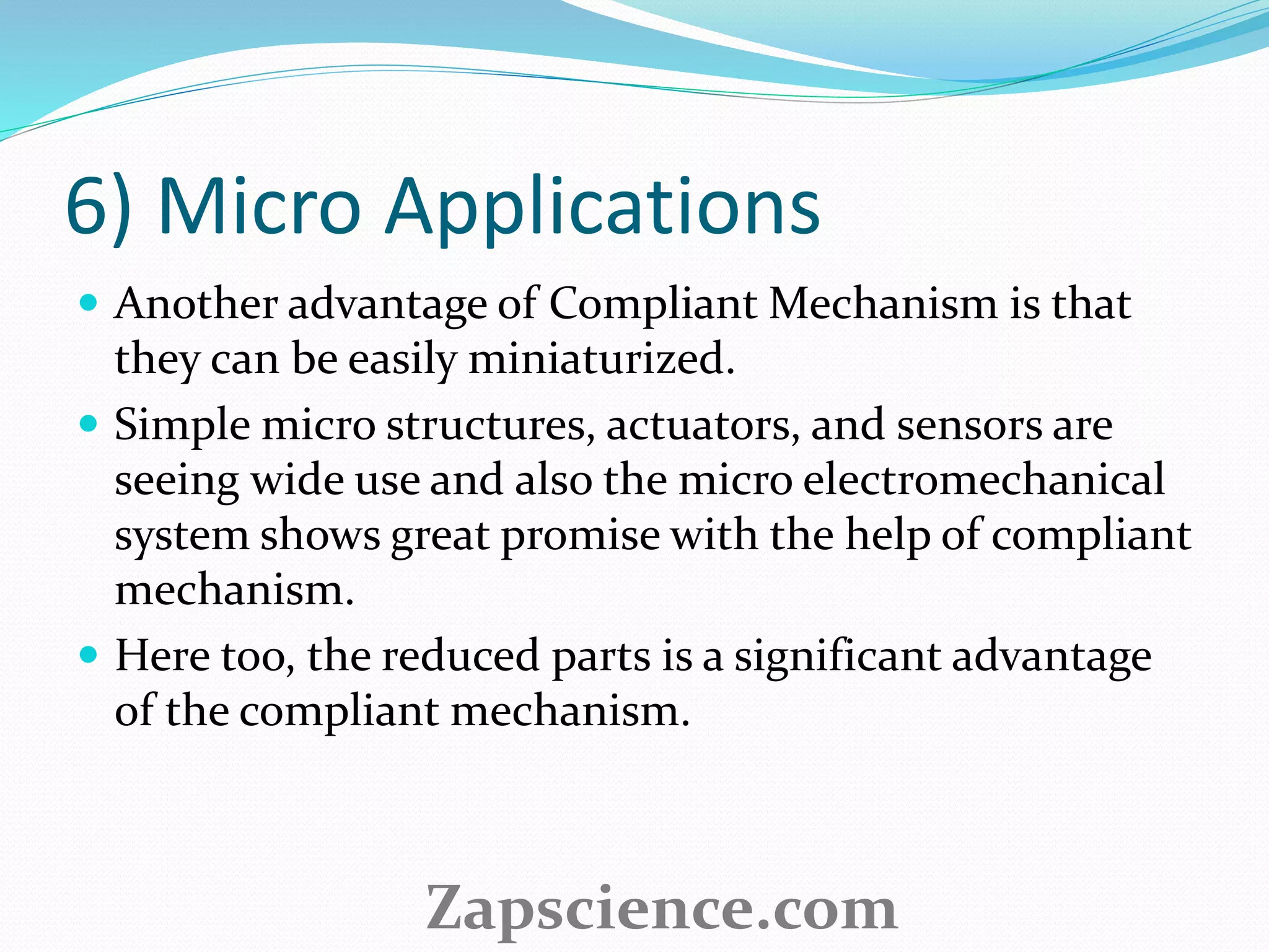 Compliant Mechanism and its Applications | PPTX