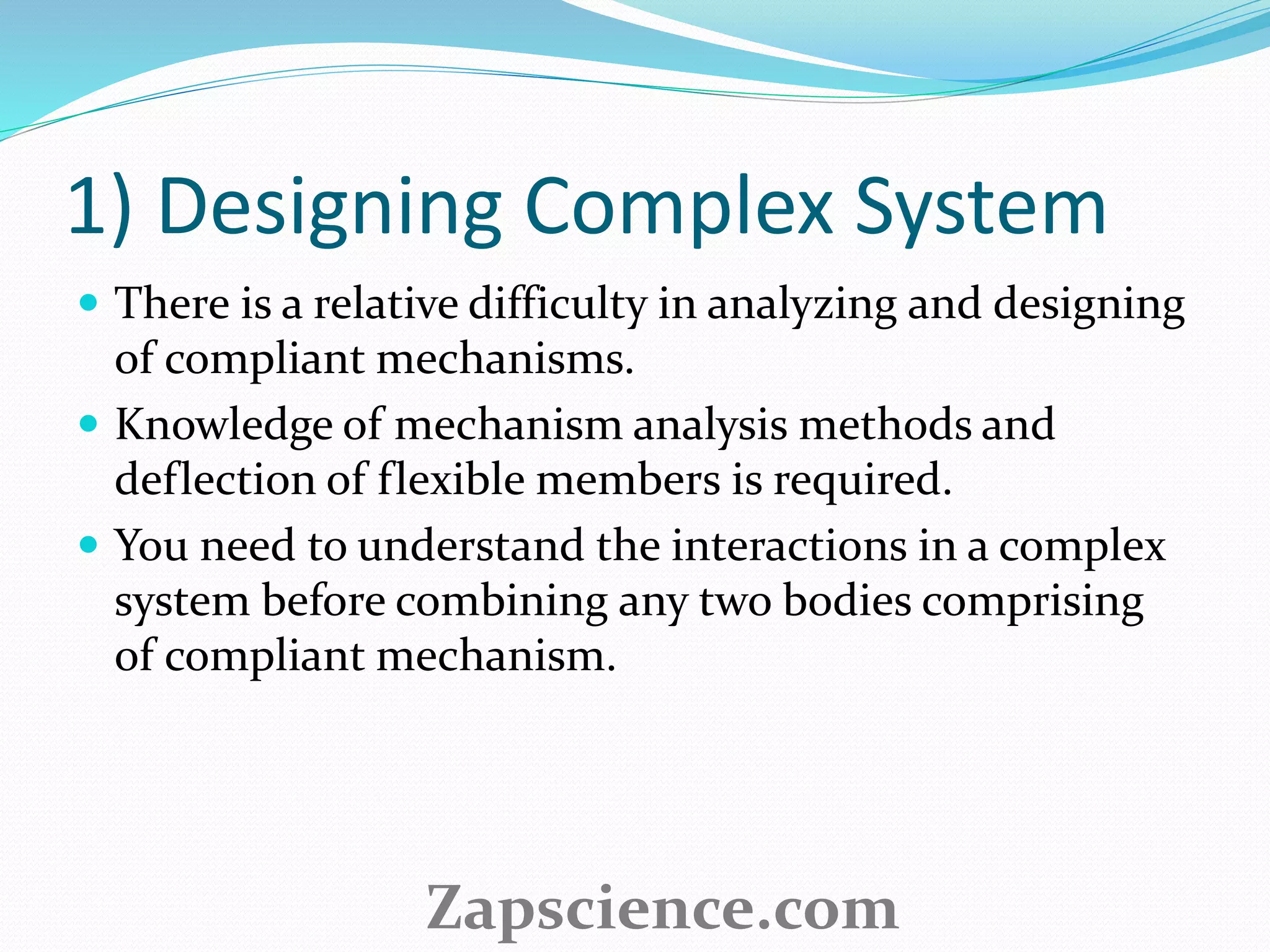 Compliant Mechanism and its Applications | PPTX