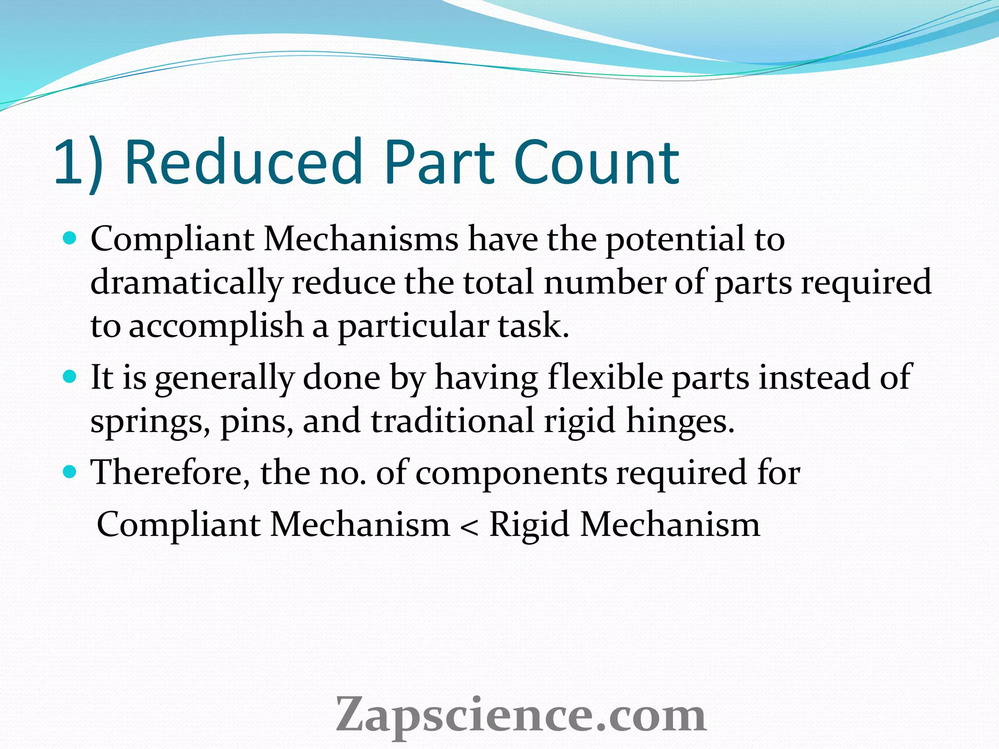 Compliant Mechanism and its Applications | PPTX