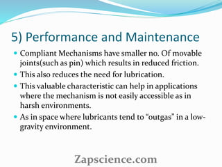 Compliant Mechanism and its Applications | PPTX