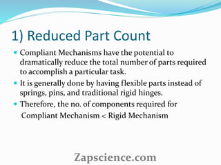 Compliant Mechanism and its Applications | PPTX