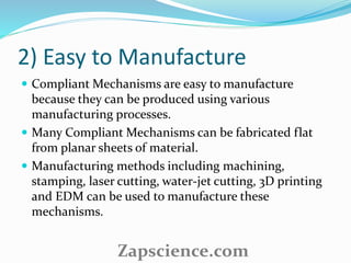 Compliant Mechanism and its Applications | PPTX