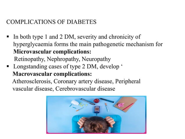 COMPLIATIONS OF DIABETES.pdf microvascular and macrovascular ...