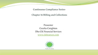 Compliatric continuous compliance series chapter 16 | PDF