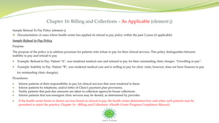 Compliatric continuous compliance series chapter 16 | PDF