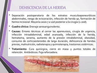 Complicaciones quirurgicas | PPTX