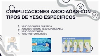 COMPLICACIONES RELACIONADA CON EL YESO.pptx