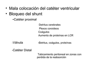 Complicaciones y disfunción de las Válvulas Derivativas | PPT