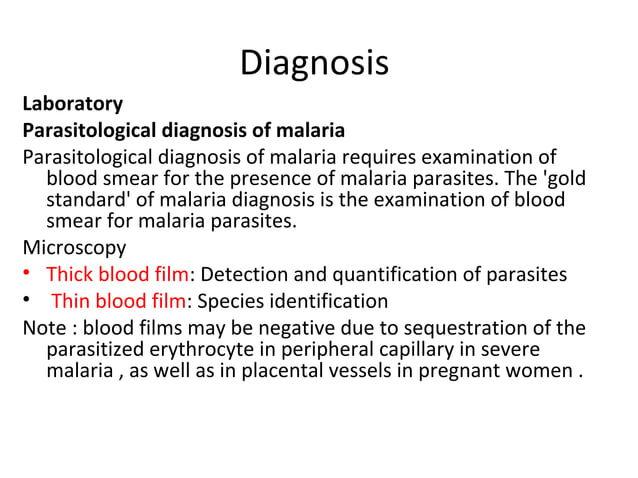 Complicated and uncomplicated malaria | PPT