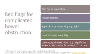 Complicated Bowel Obstruction in TBO.pptx