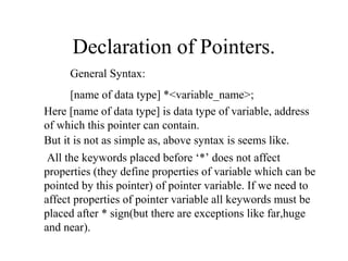 Complicated declarations in c | PPT
