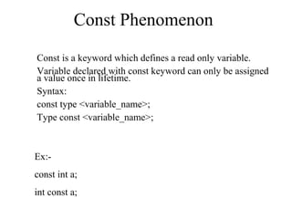 Complicated declarations in c | PPT