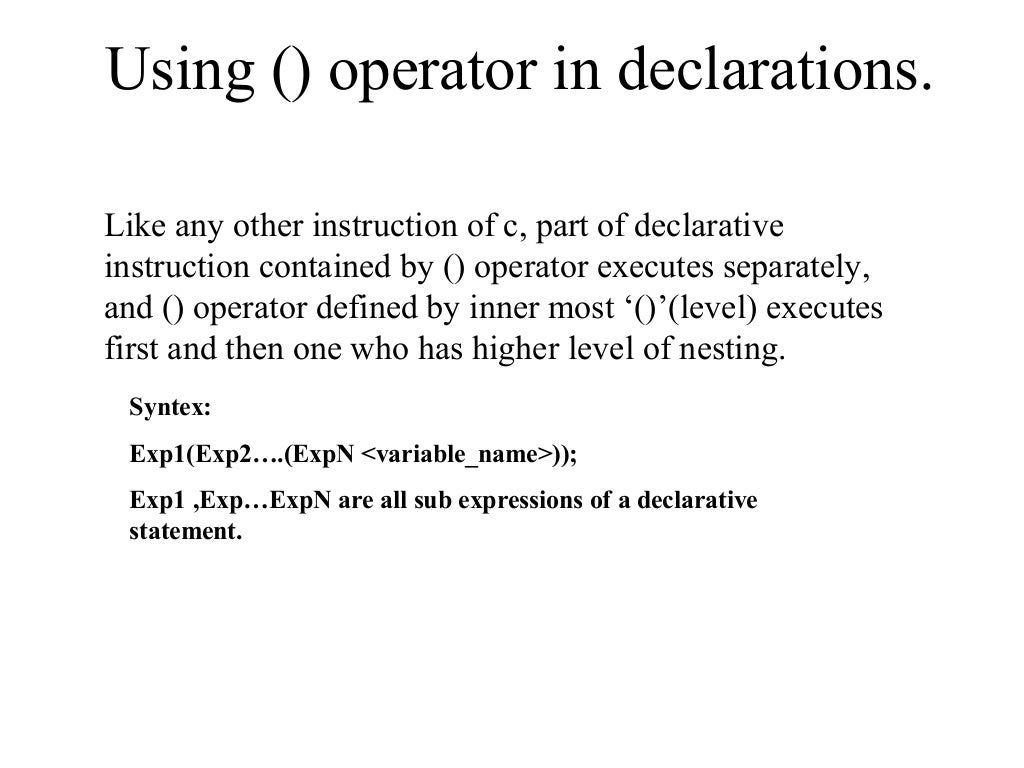 Complicated declarations in c