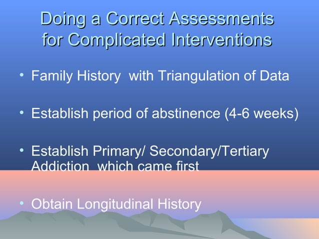Complicated Interventions: Process Addictions and Beyond | PPT