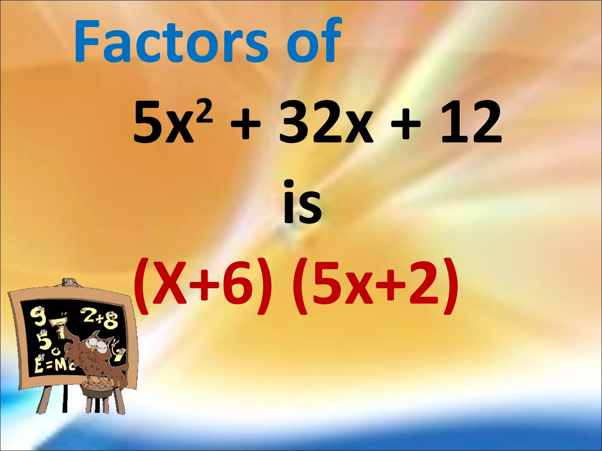 Complicated quadratic equation | PPT | Technology & Computing