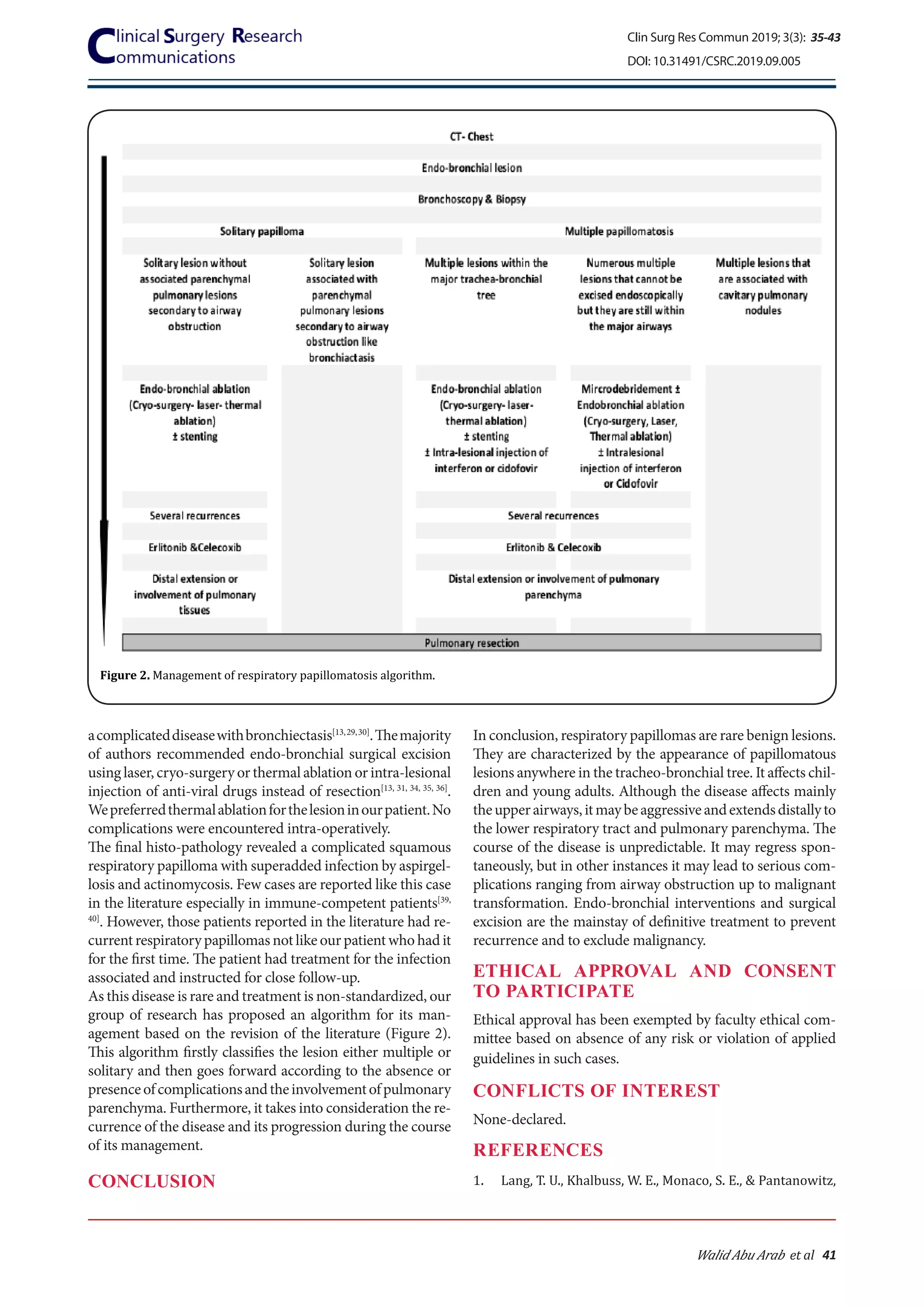 Complicated tracheo bronchial papillomatosis | PDF