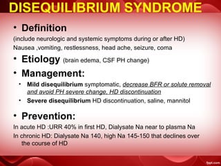 Complication during hemodialysis | PPT