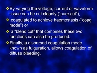 Complication laparoscopic electrosurgery | PPTX