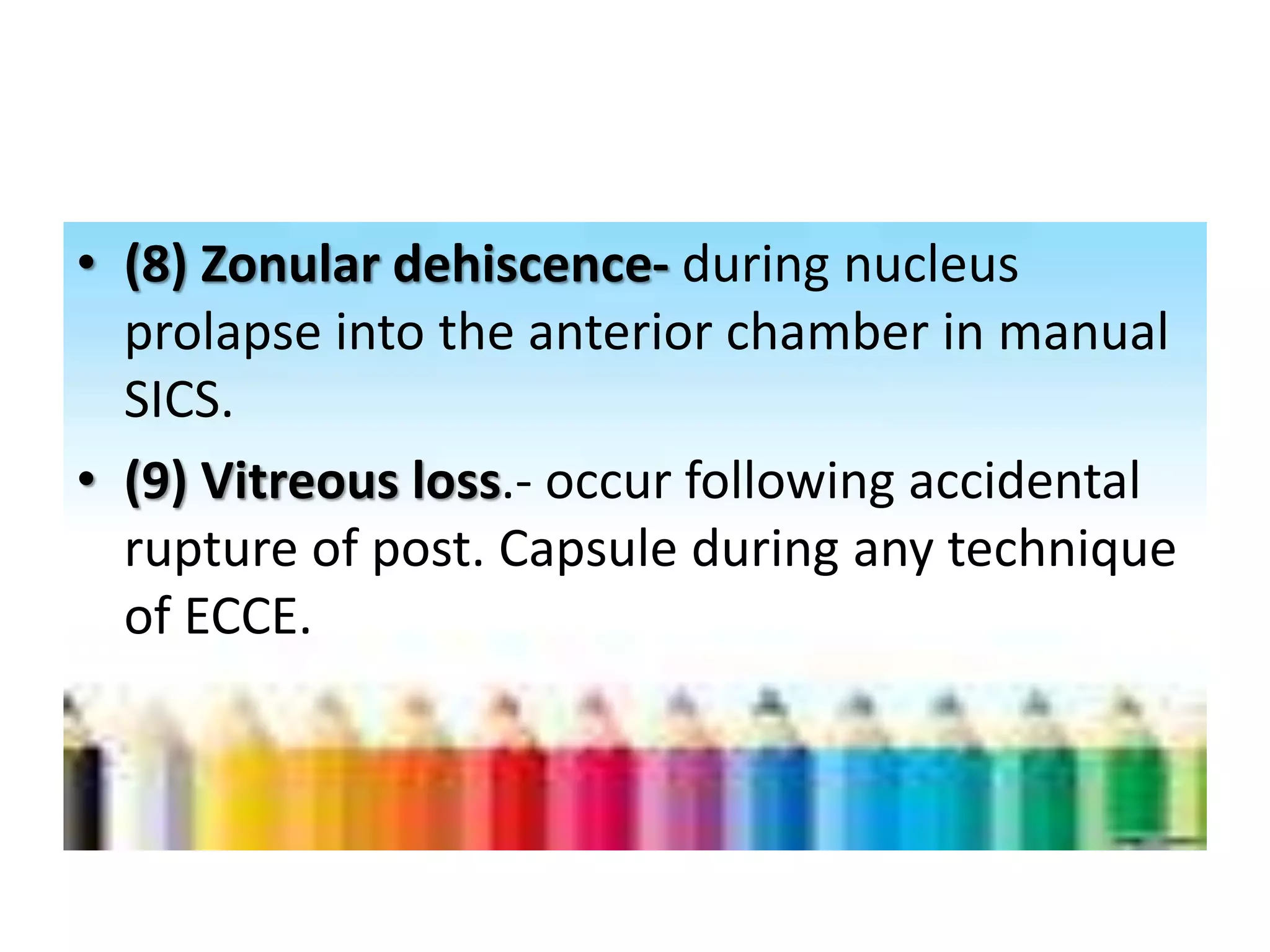 Complication of cataract surgery | PPSX