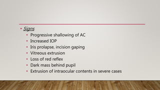 Complication of catarct surgery | PPTX