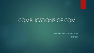 Complication of CSOM | PPTX