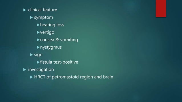 Complication of CSOM | PPTX | Ear, Nose and Throat Conditions ...