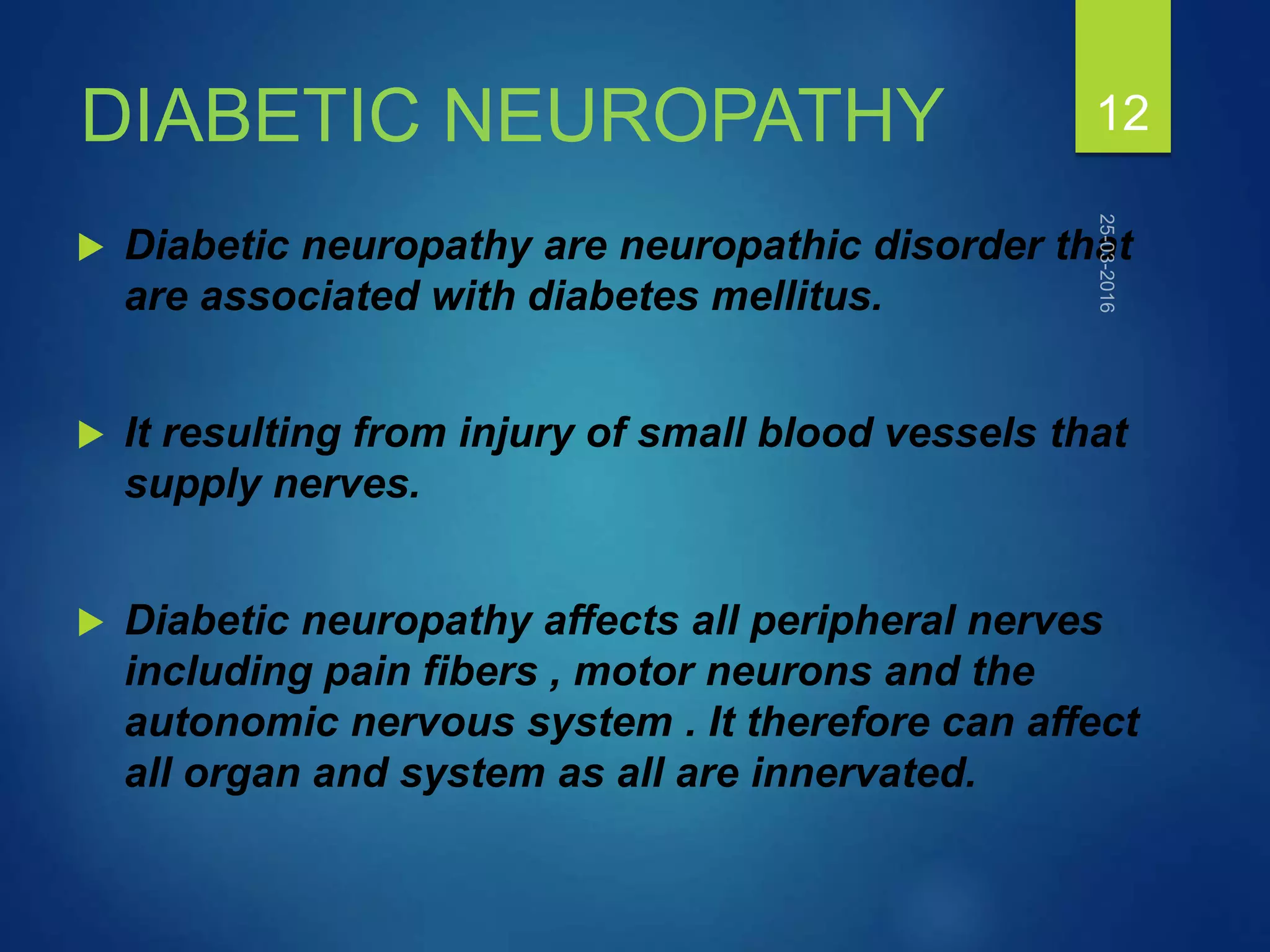 pathology and Complications of type 2 diabetes mellitus | PPTX
