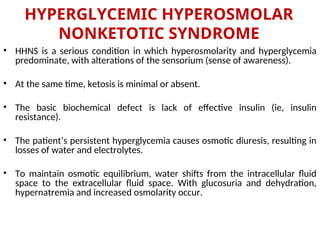COMPLICATION OF DIABETES MELLITUS AND MANAGEMENT.ppt