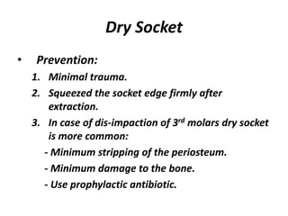 Complication of extraction 2 | PDF