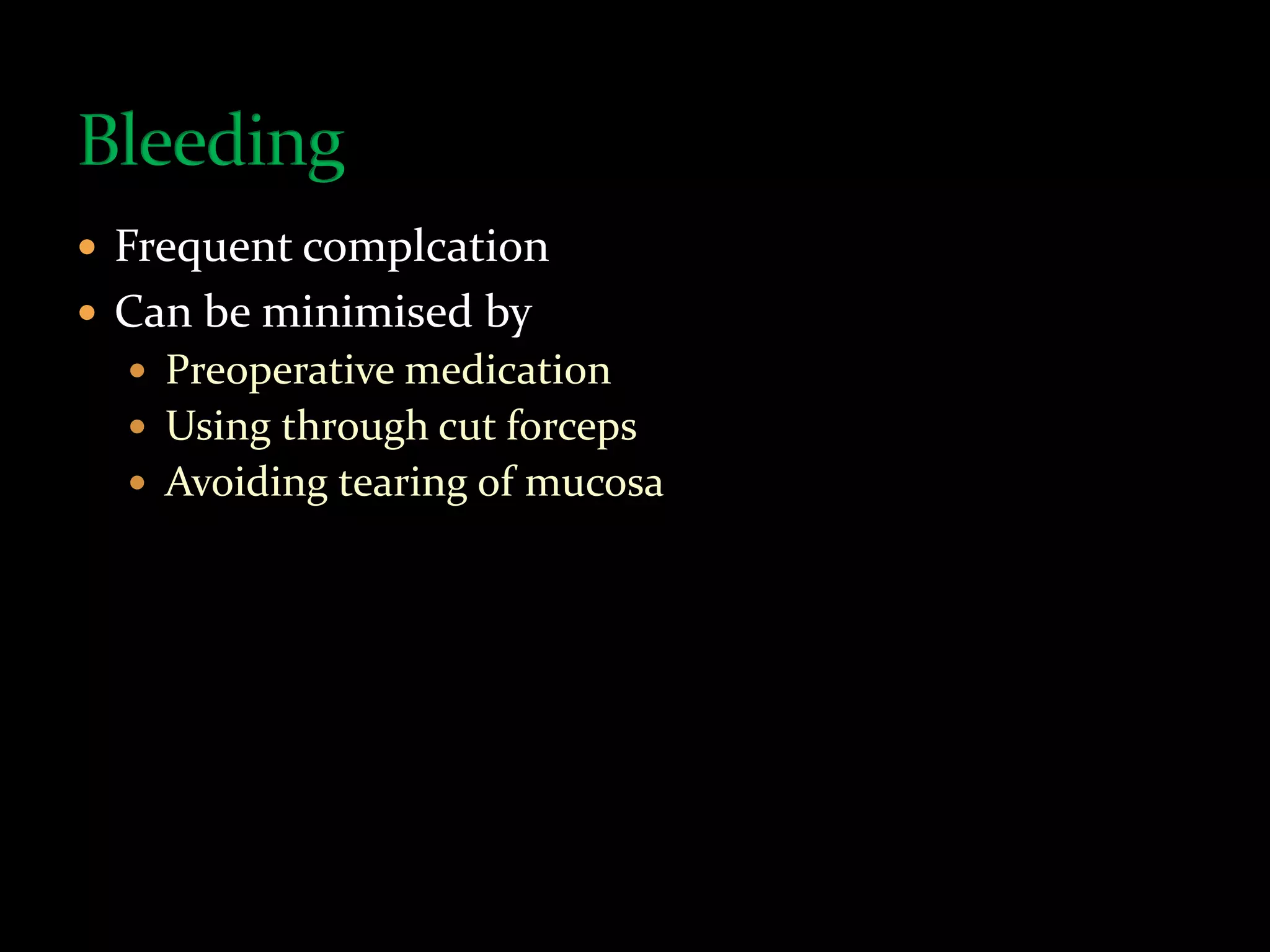 Complication of fess | PPTX