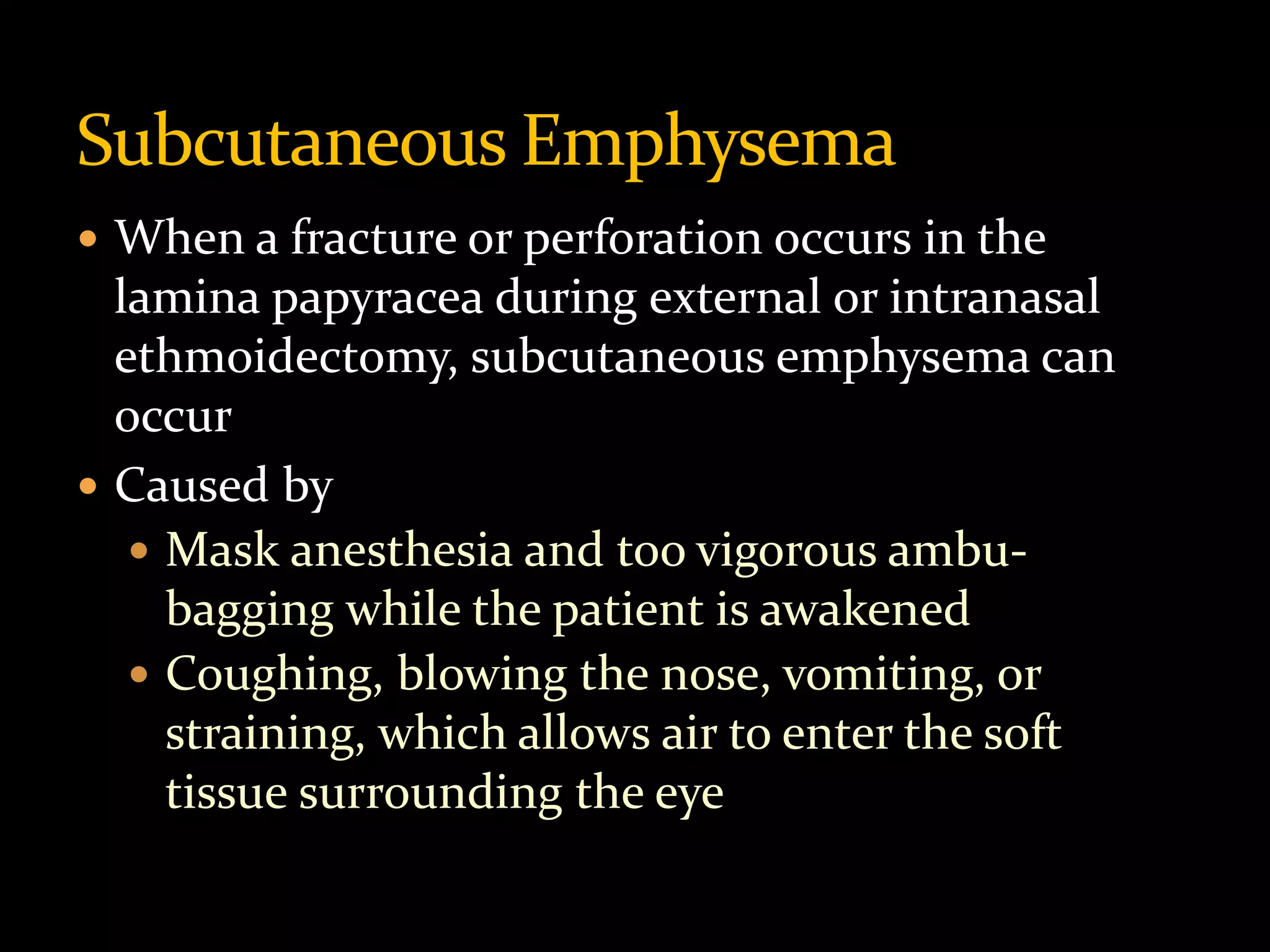 Complication of fess | PPTX
