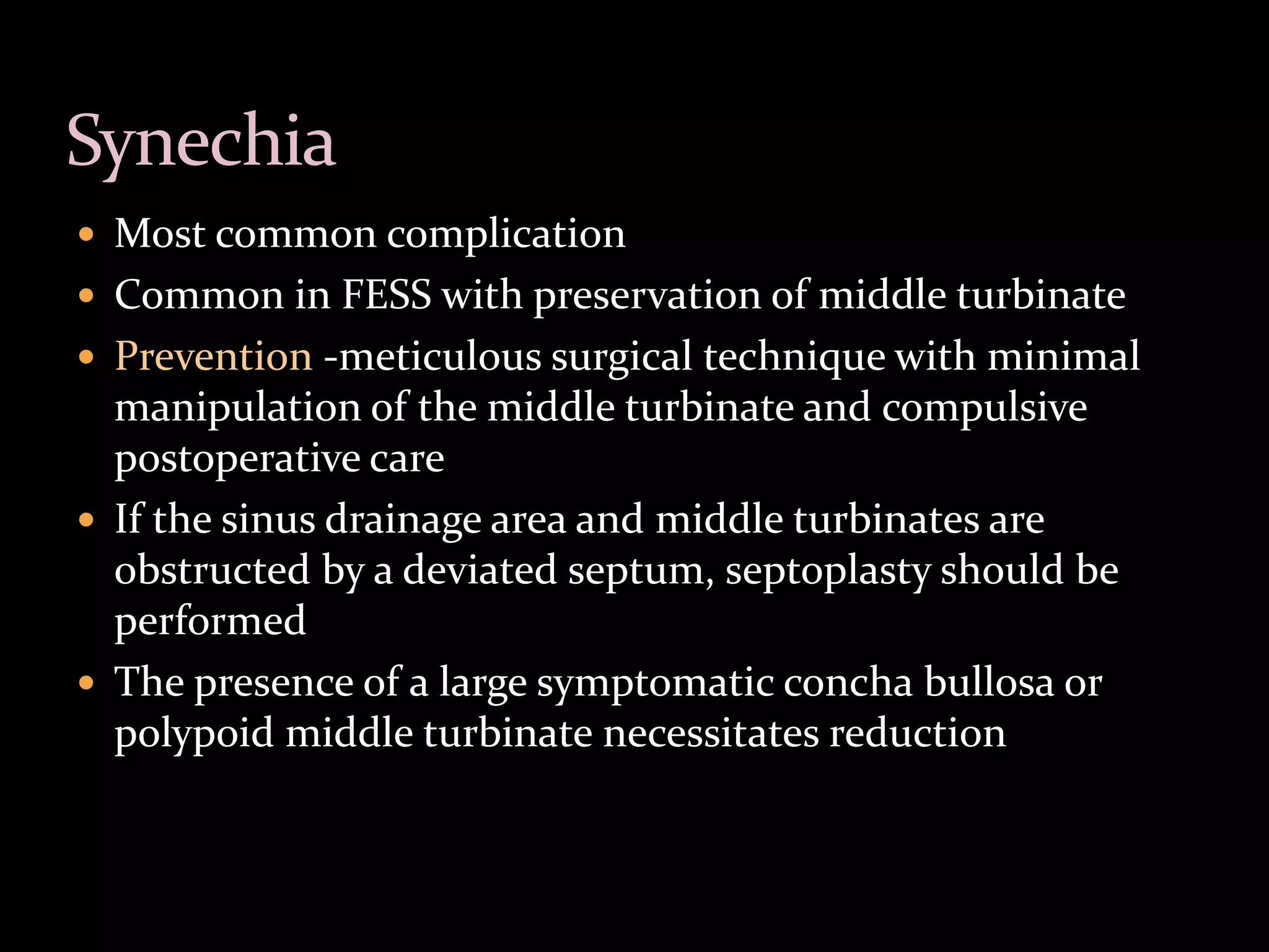 Complication of fess | PPTX