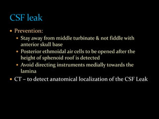 Complication of fess | PPTX