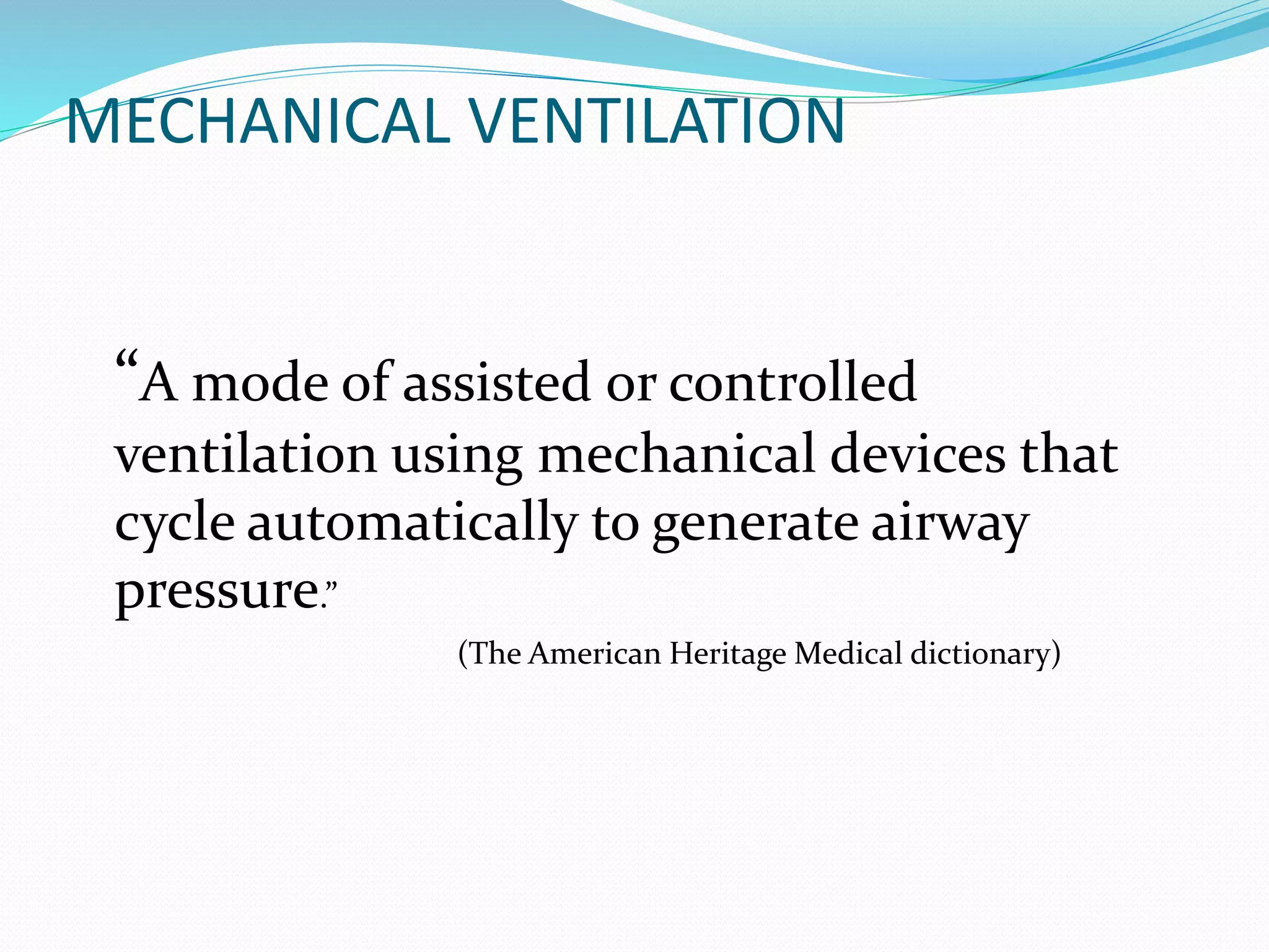 Complication of long term ventilation | PPTX | Lung and Respiratory ...
