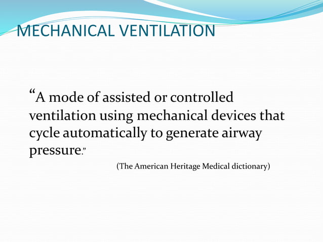 Complication of long term ventilation | PPTX | Lung and Respiratory ...