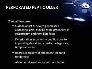 Complication of peptic ulcer disease.pptx | Digestive Disorders ...