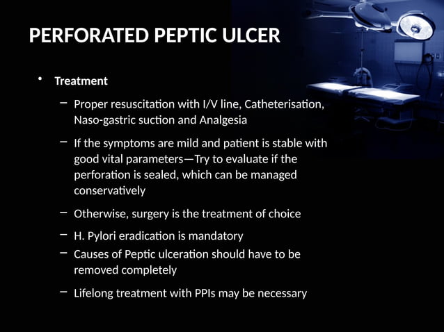 Complication of peptic ulcer disease.pptx | Digestive Disorders ...