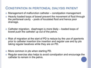 Complication of peritoneal dialysis | PPTX