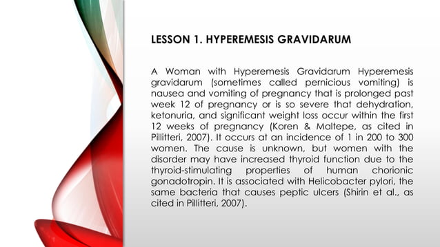 COMPLICATION OF PREGNANCY (Lesson 1. Hyperemesis Gravidarum).pdf
