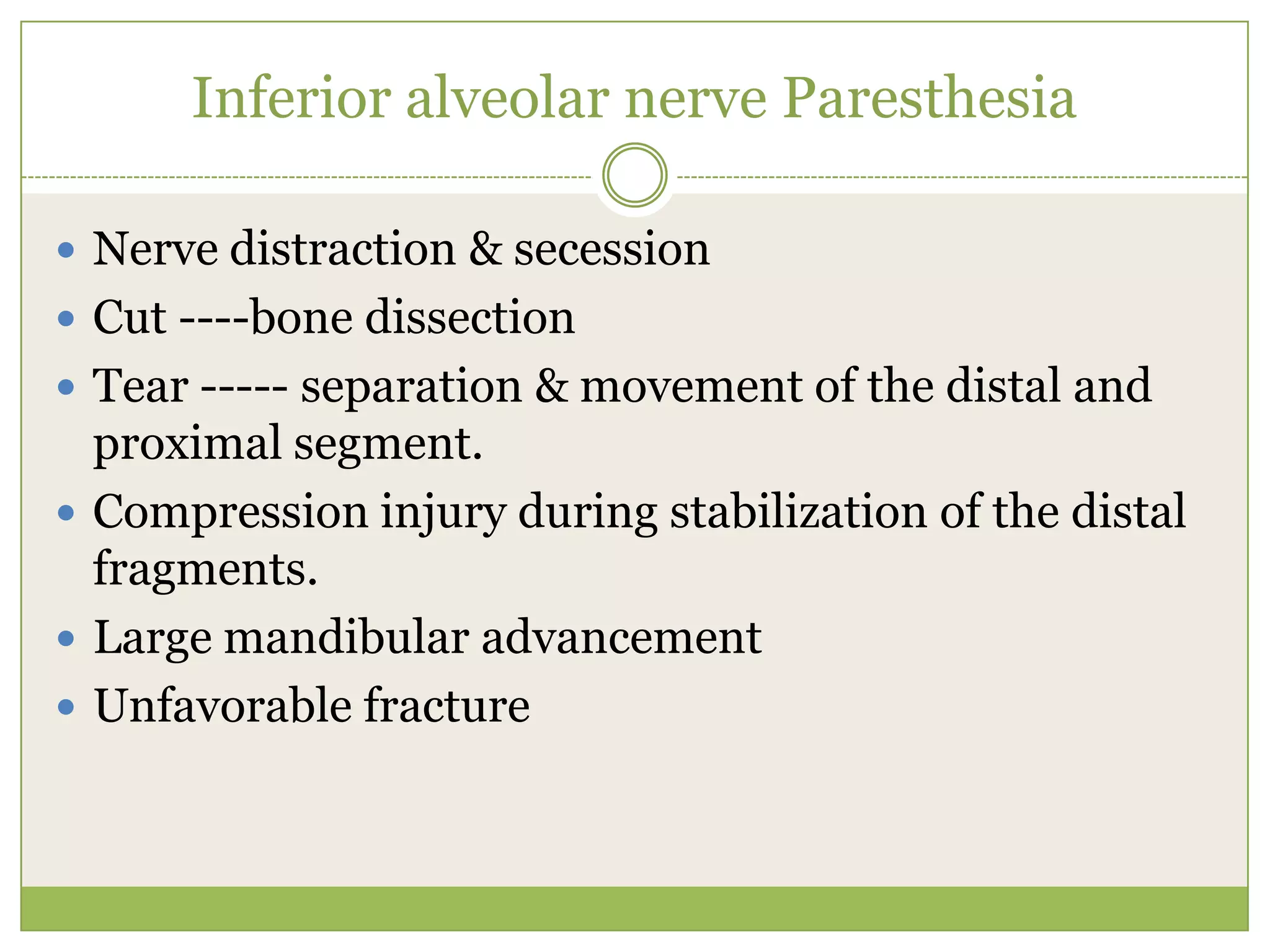 Complications orthognathic surgery | PPTX